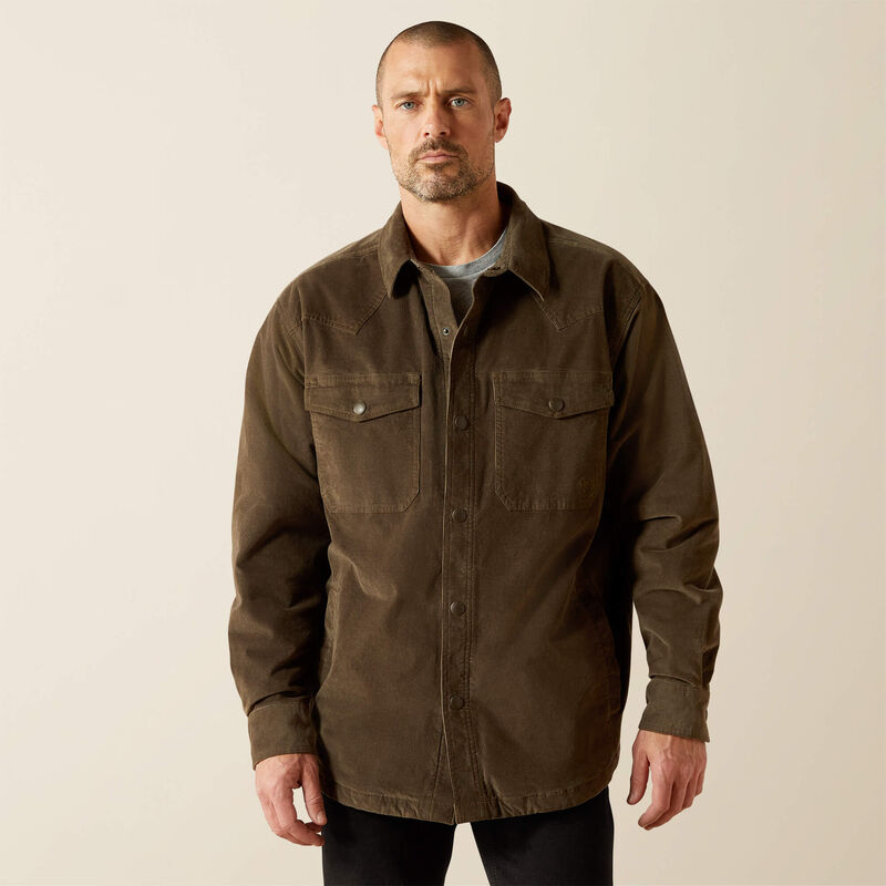 Men's Ariat Retro Corduroy Shirt Jacket | Let's Ride Boots and Apparel