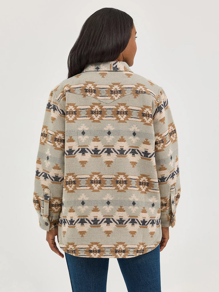 Women's Wrangler Retro Aztec Shacket | Let's Ride Boots and Apparel