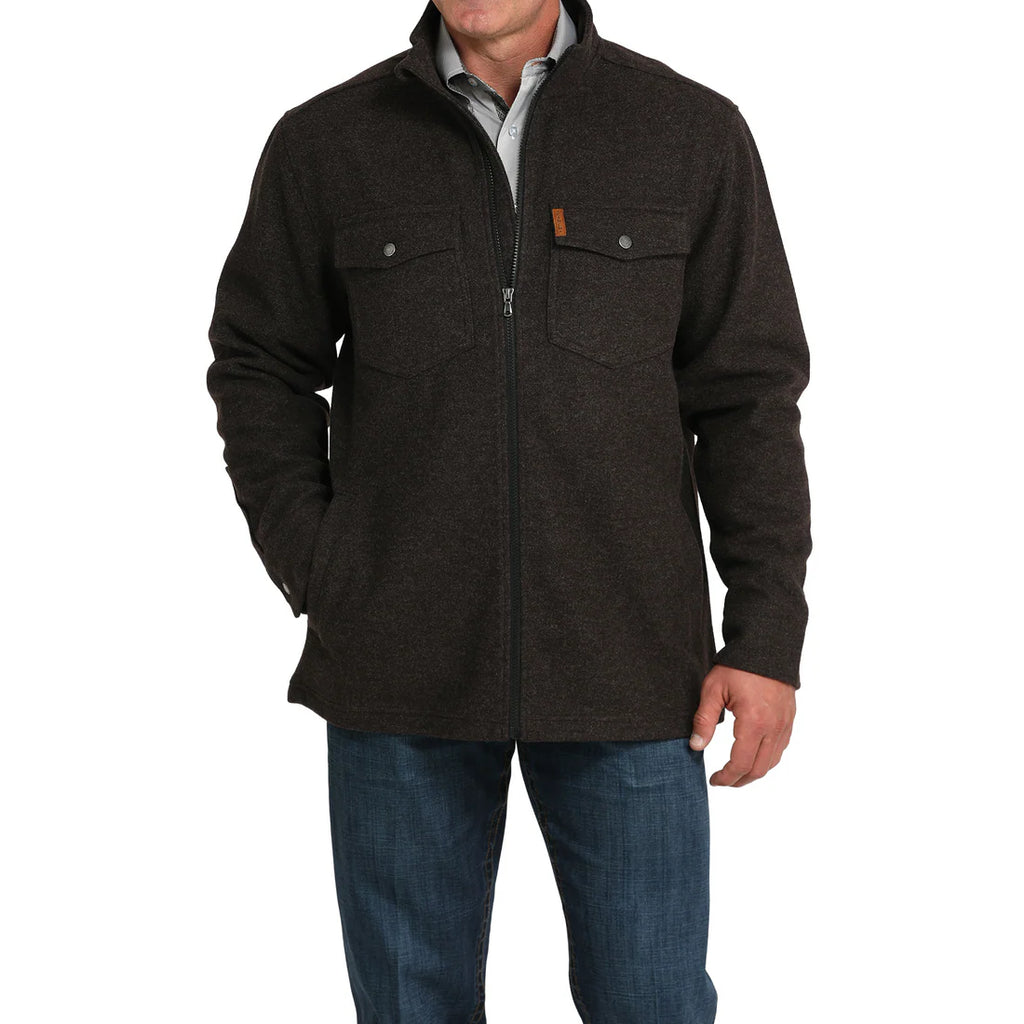 Men's Cinch Brown Shirt Jacket | Let's Ride Boots and Apparel